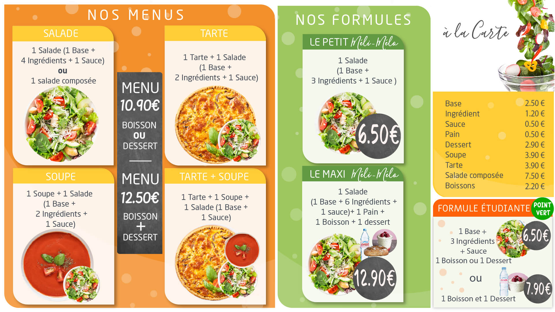 Bar à salade Rennes à emporter et/ou en ligne | Méli Mélo